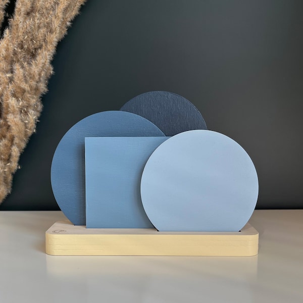 Blue Coaster Set - Etsy