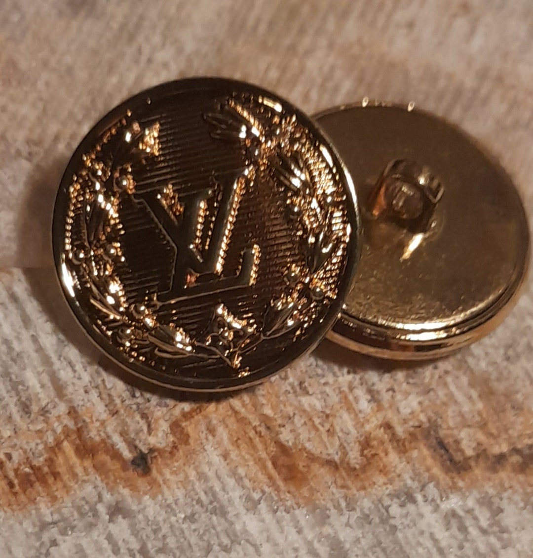 1 Buttons Gold 23mm - Etsy