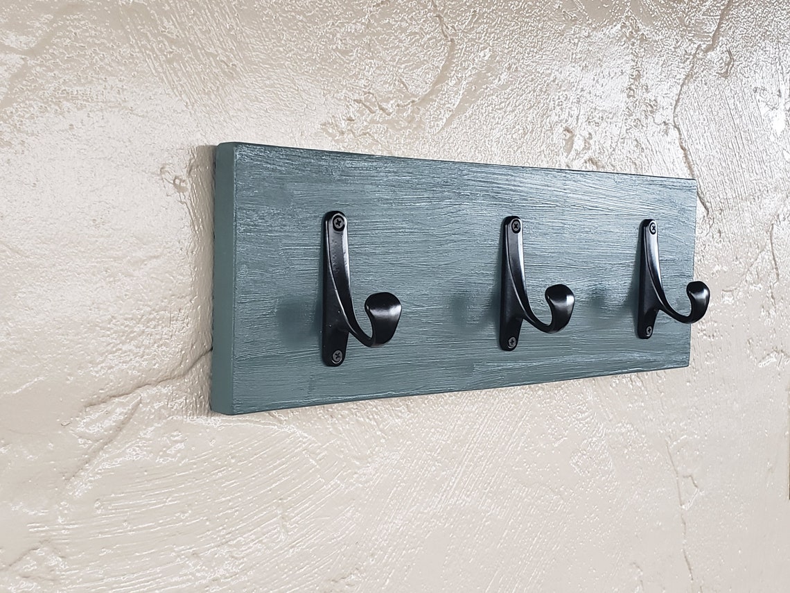 Sage Green Coat/hat/towel Rack/ Beachy Coat Rack/earthy Coat Rack - Etsy