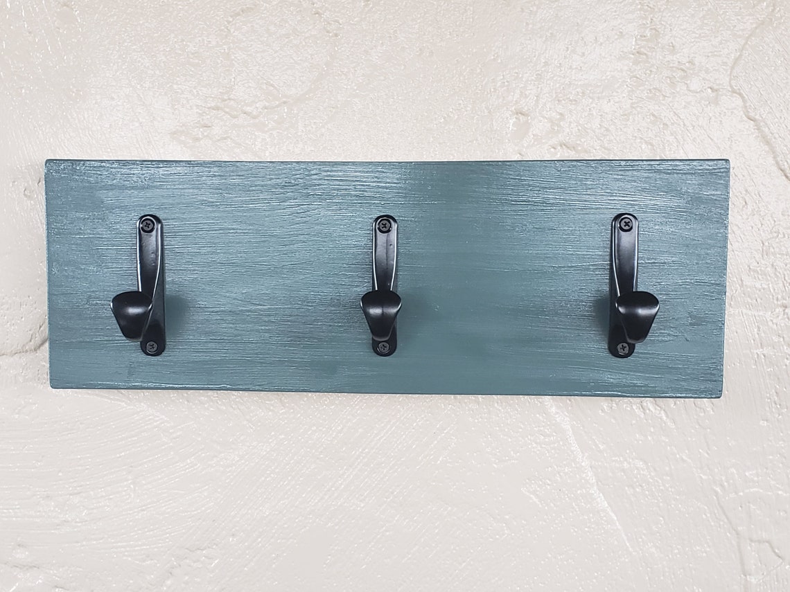 Sage Green Coat/hat/towel Rack/ Beachy Coat Rack/earthy Coat Rack - Etsy