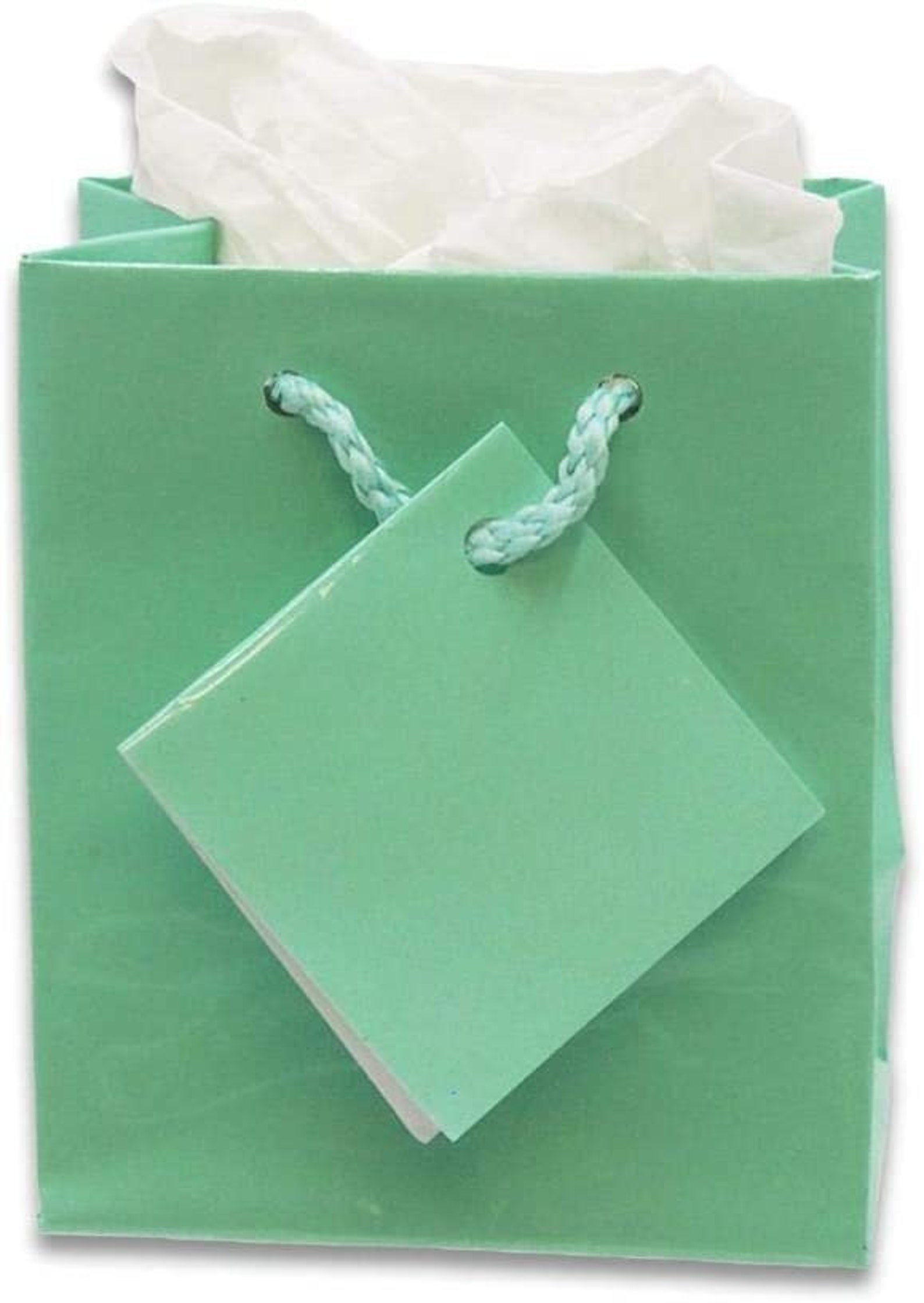 Cutebox Teal Blue Glossy Paper Gift Bags 10 Pack 4 X - Etsy