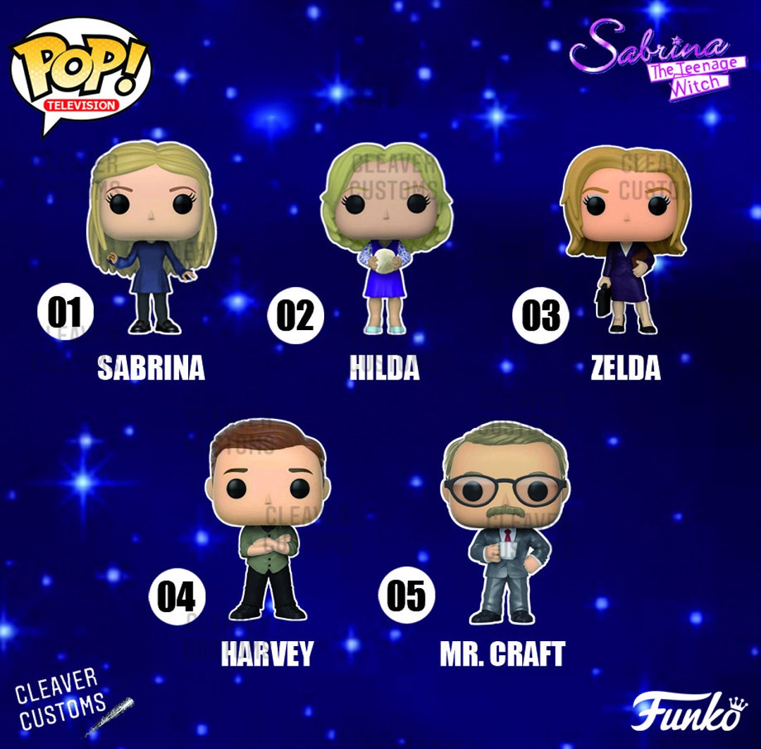 Sabrina the Teenage Witch Custom Funko Pop by Cleaver Customs - Etsy