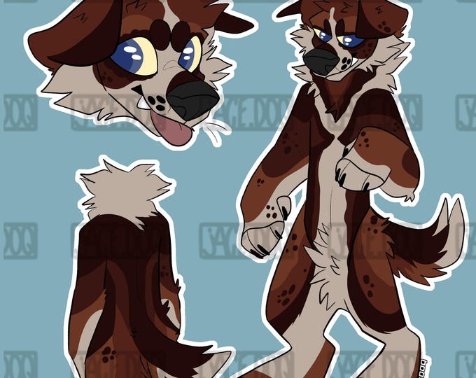 Furry Canine Adoptable Character Adopt Fursona Design OC Dog Puppy Wolf ...