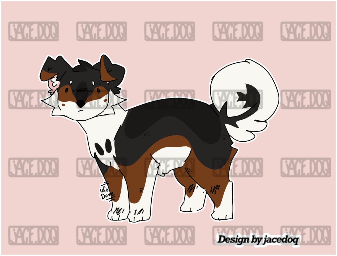 Furry Canine Dog Adoptable Character Design Fursona Adopt OC - Etsy