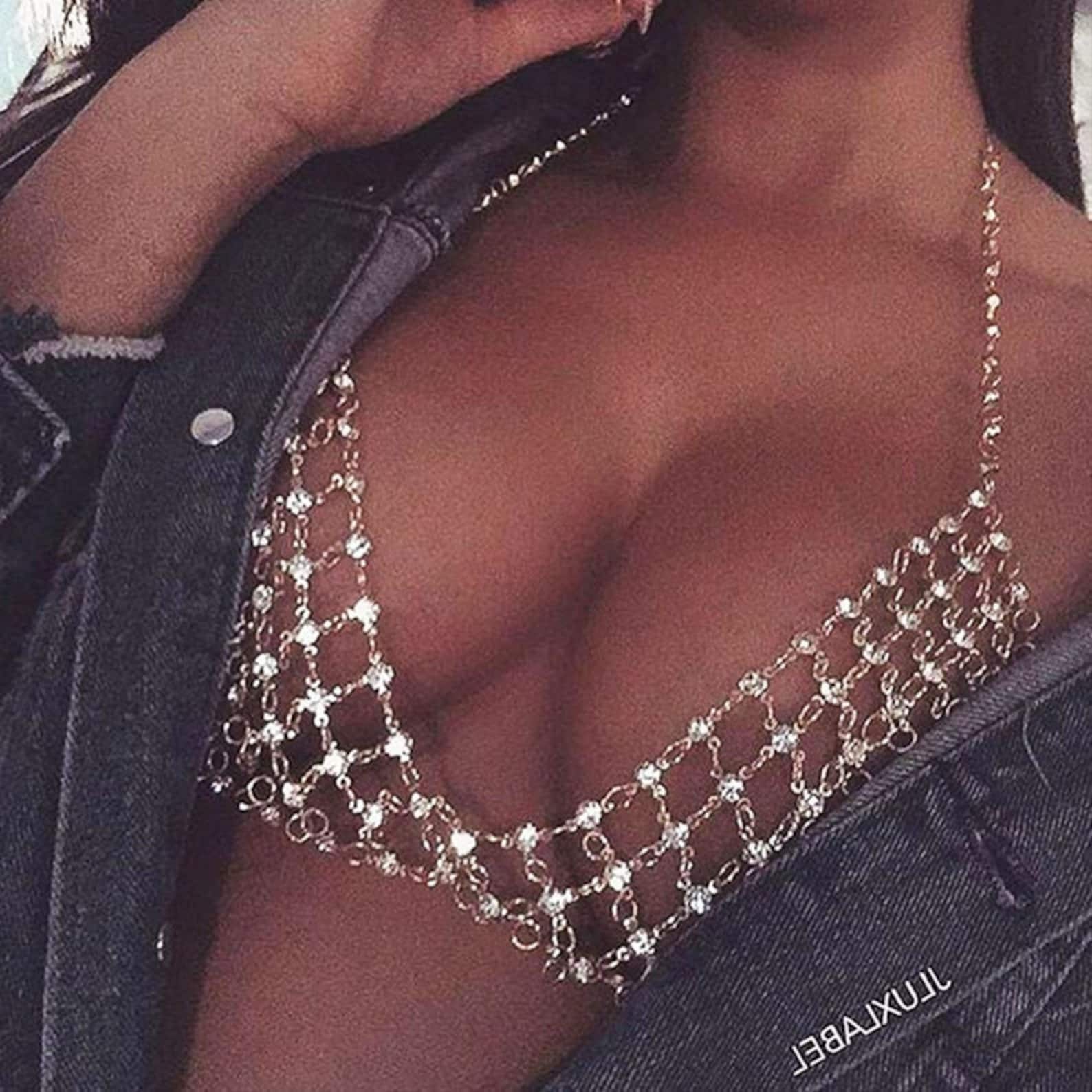 Pearl Body Chain Unique Wedding Jewelry Costume Bridal Etsy