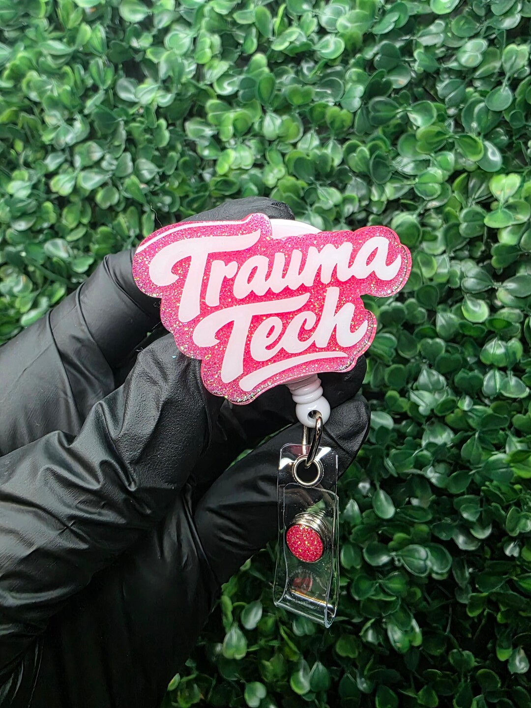 Trauma Tech Badge Reel | ER Tech ID Holder | Emergency Room Tech Gift ...