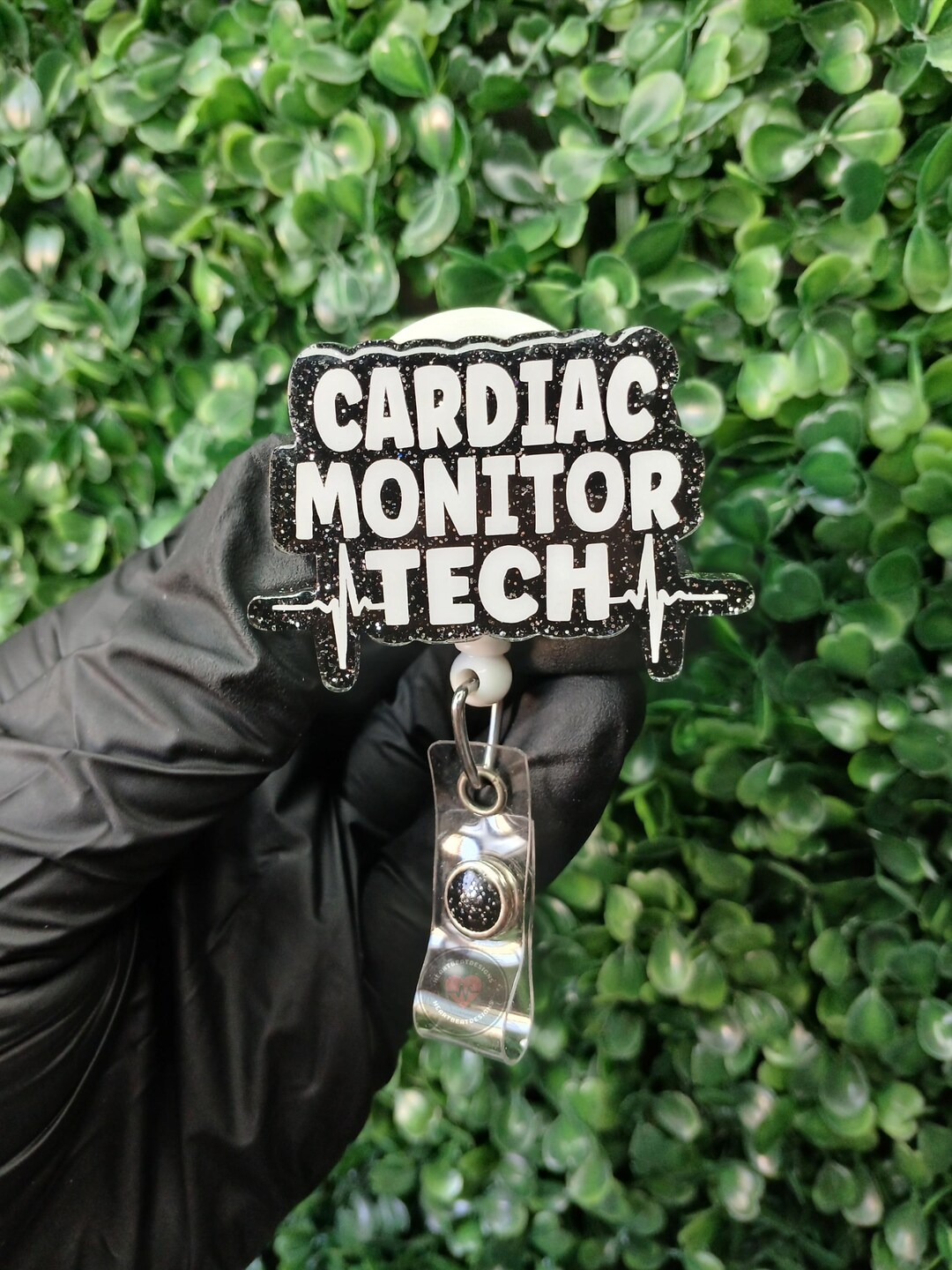 Cardiac Monitor Tech Badge Reel, Monitor Tech Badge Reel, Cardiology ...