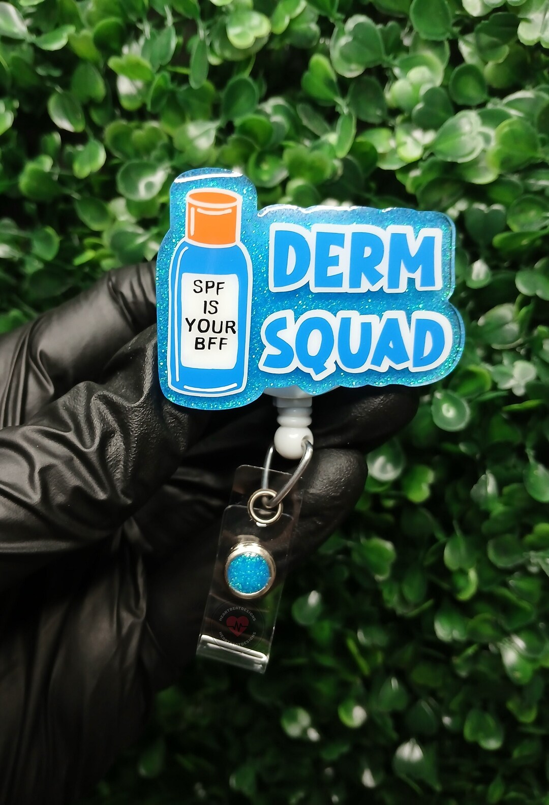 Derm Squad Badge Reel, Dermatology Badge Reel, Funny Nurse Badge Reel ...