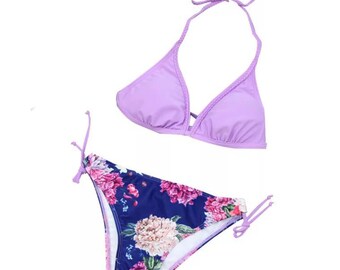 Purple Bathing Suit | Etsy