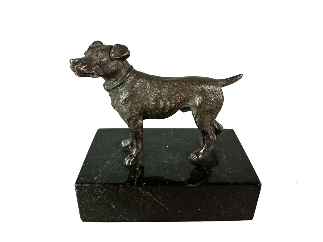 Antique Bronze Jack Russel Terrier Figure Probably Viennese Bronze - Etsy