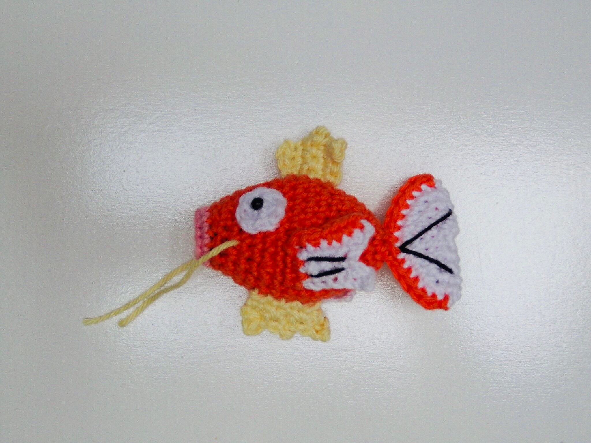 Magikarp Amigurumi Plush available as a Keyring Birthday - Etsy UK