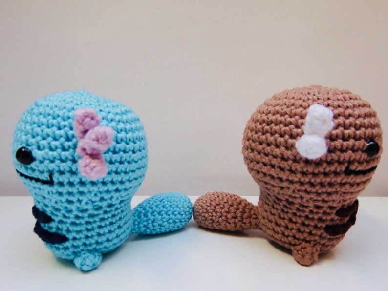 Wooper and Paldean Wooper Amigurumi Plush, Birthday Gift for Her, Gift ...