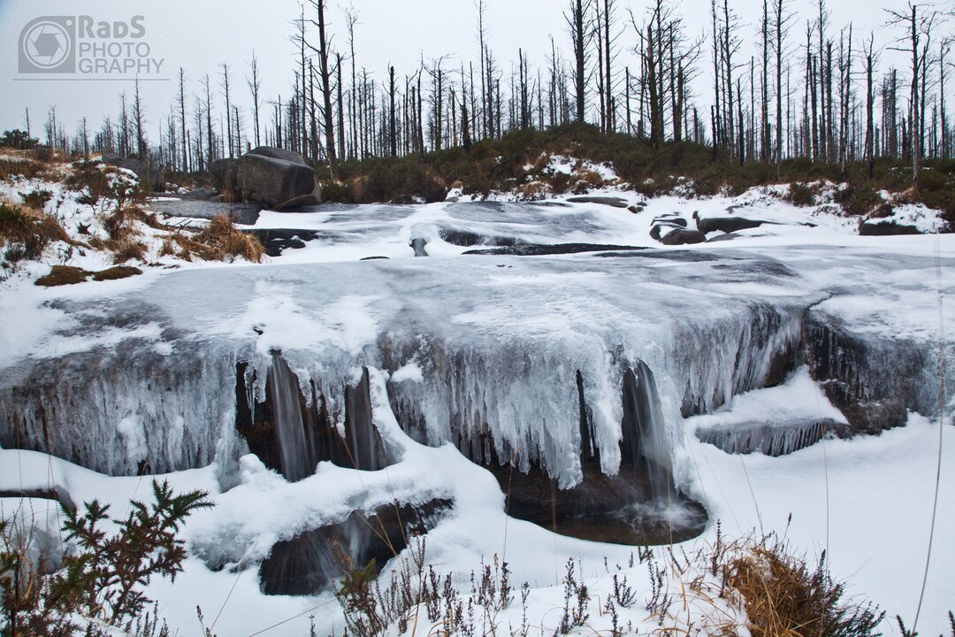 Frozen Annalong River, Mourne Mountains, Winter, Northern Ireland ...