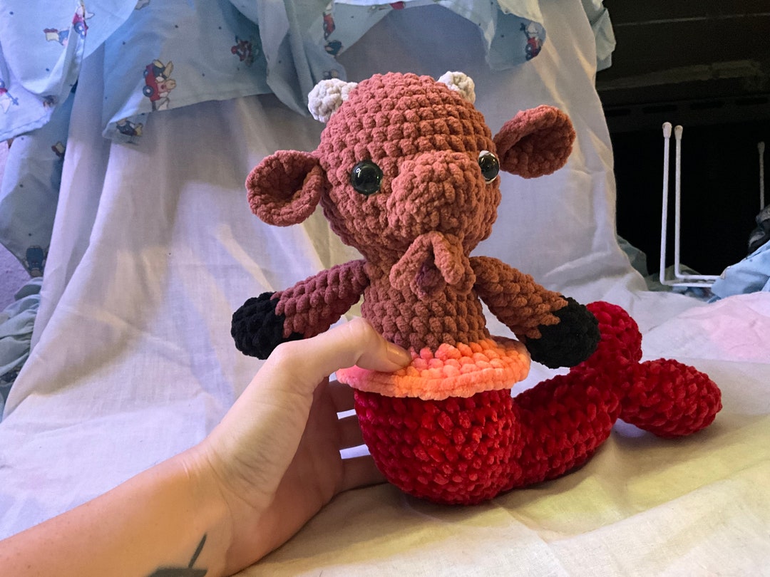 Amigurumi Plush Goat Mermaid Toy - Etsy