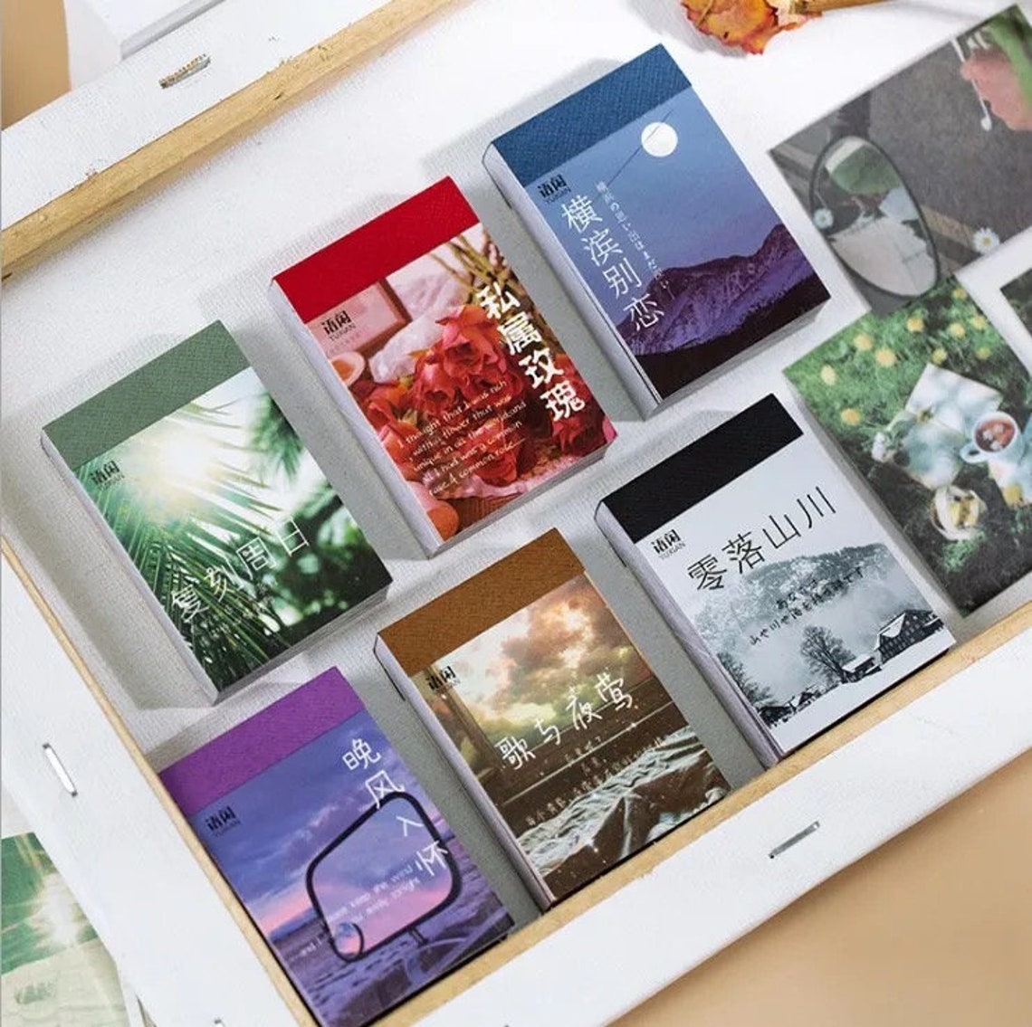 50pcs Landscape Sticker Book Aesthetic Stickers Journal stickers ...