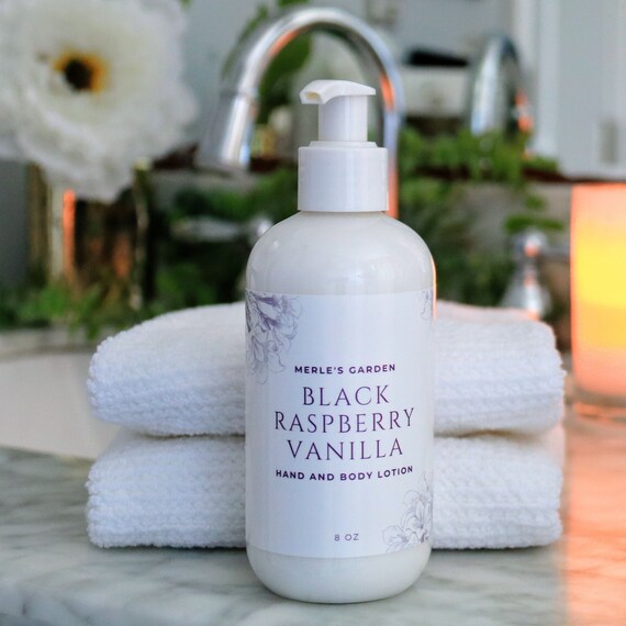 Black Raspberry Vanilla Body Lotion Fragranced Body Lotion - Etsy