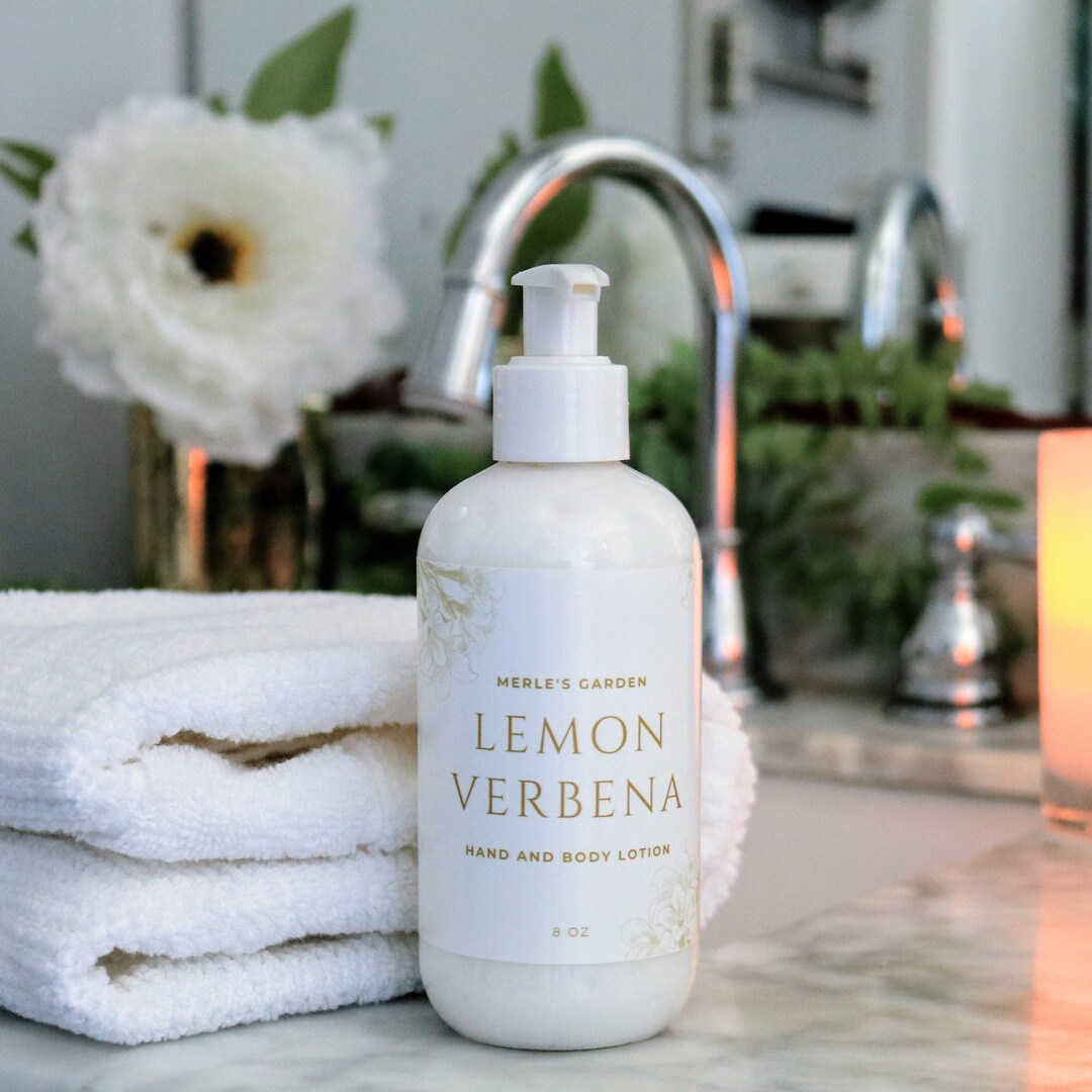 Lemon Verbena Body Lotion Fragranced Body Lotion Body - Etsy