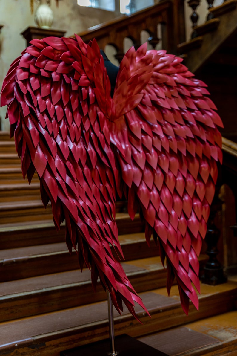 Red Angel Wings Costume Photoshoot Prop Cosplayer Costume - Etsy