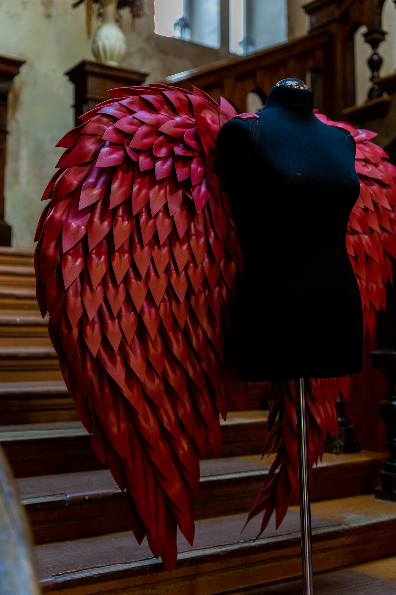 Red Angel Wings Costume Photoshoot Prop Cosplayer Costume - Etsy