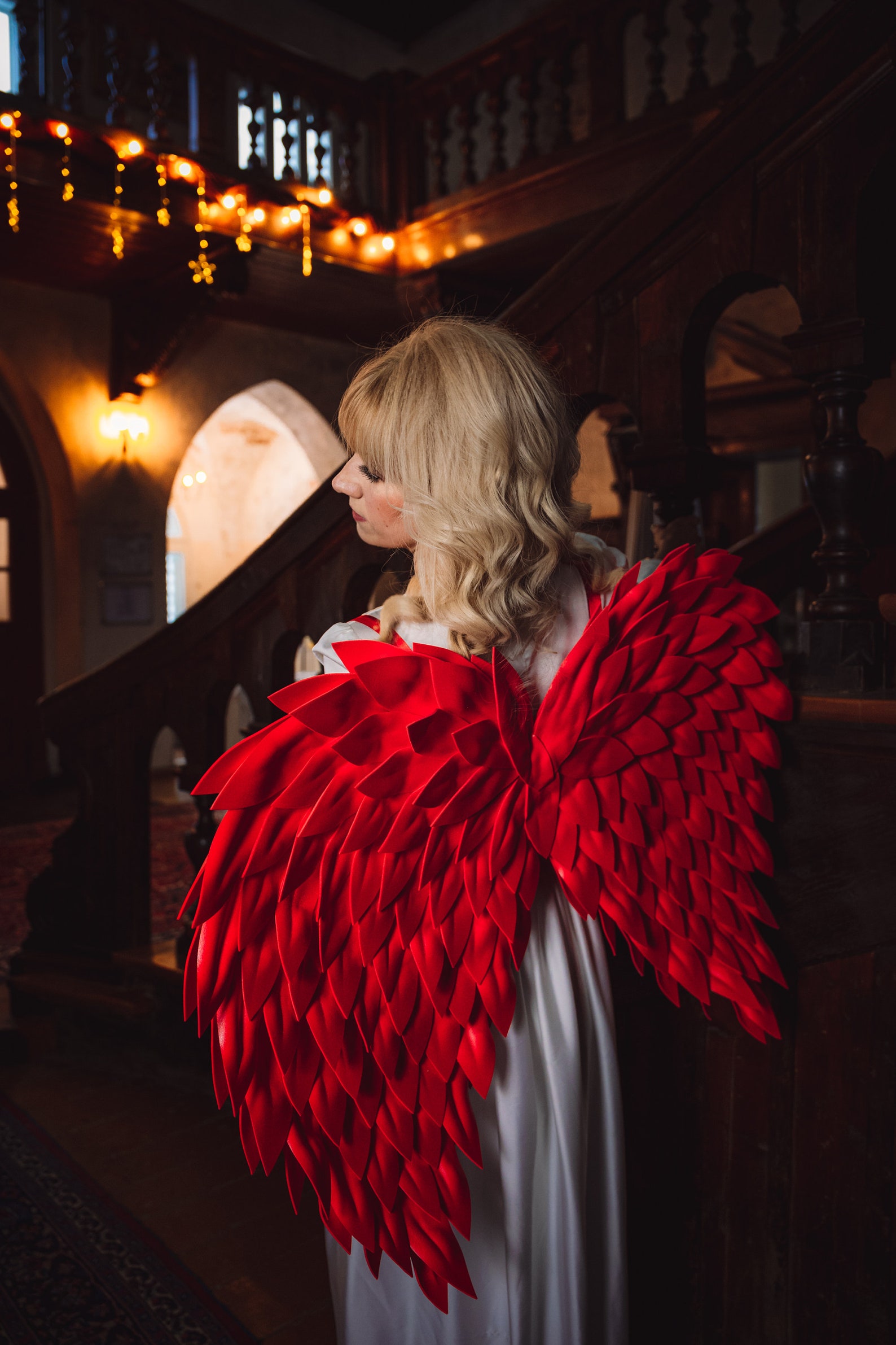 Red Angel Wings Costume Cosplay Small Size - Etsy