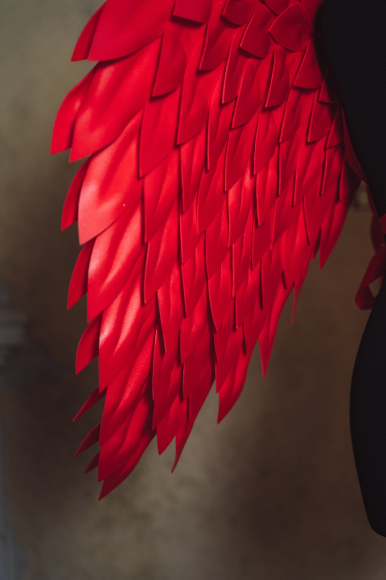 Red Angel Wings Costume Cosplay Small Size - Etsy