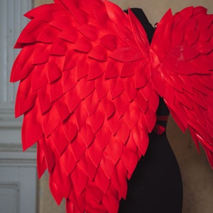 Red Angel Wings Costume Cosplay Small Size - Etsy