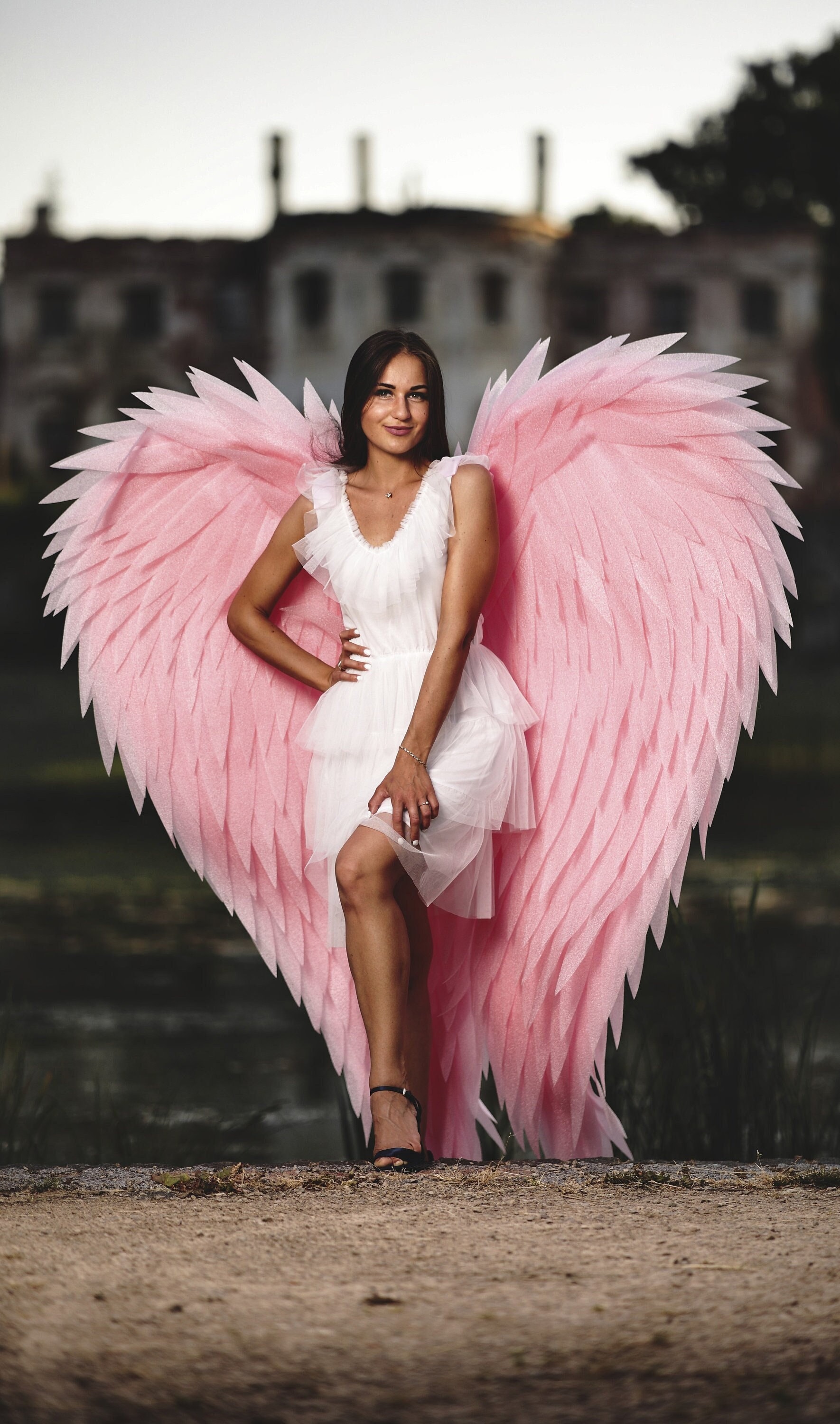 Pink Angel Wings Costume Photoshoots Prop Cosplay Costume - Etsy Canada