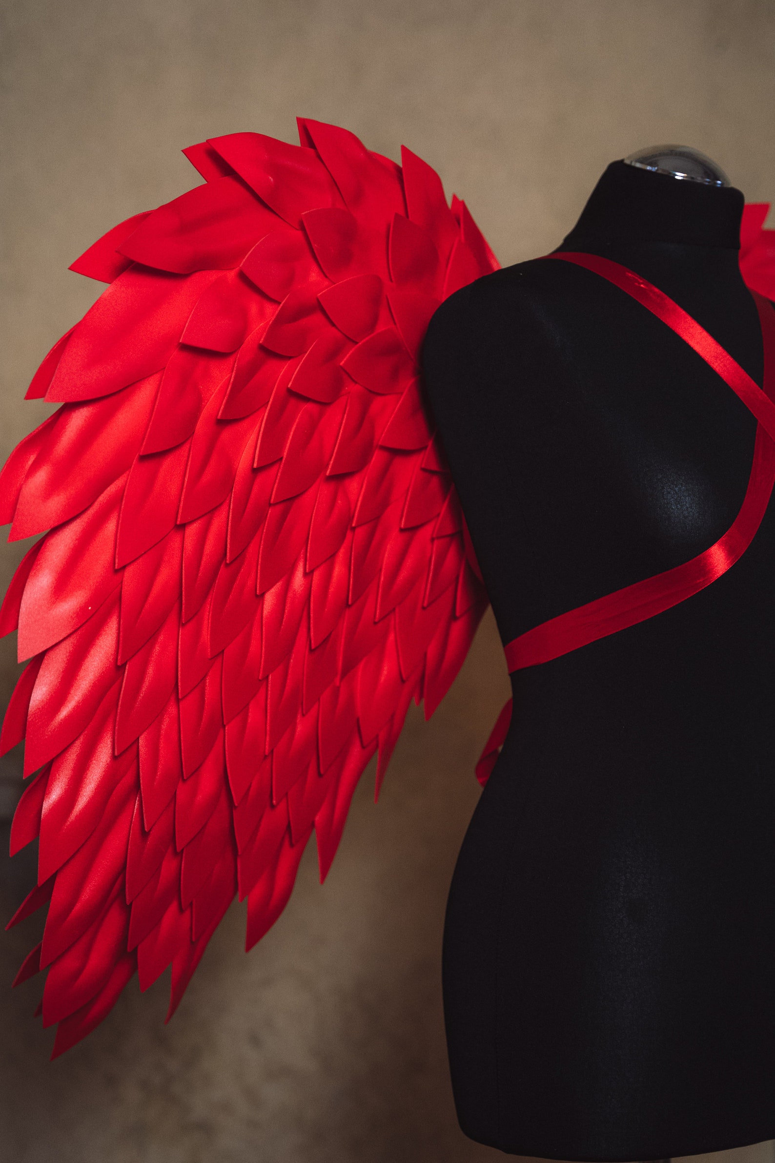 Red Angel Wings Costume Cosplay Small Size - Etsy