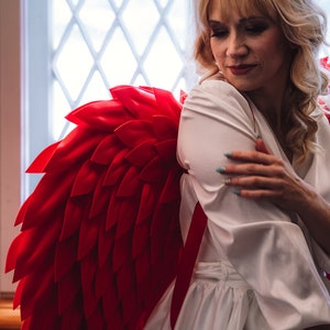 Red Angel Wings Costume Cosplay Small Size - Etsy