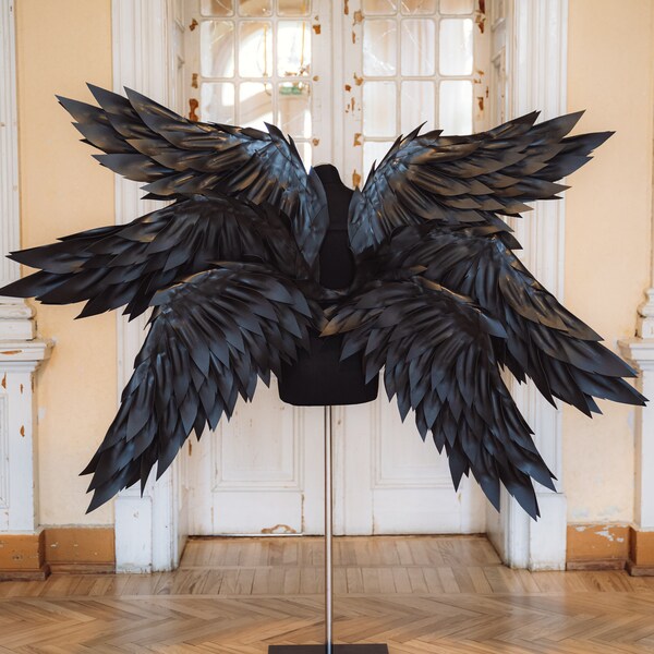 Black Wings - Etsy