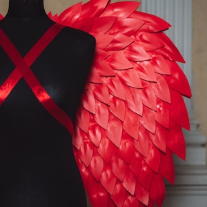 Red Angel Wings Costume Cosplay Small Size - Etsy