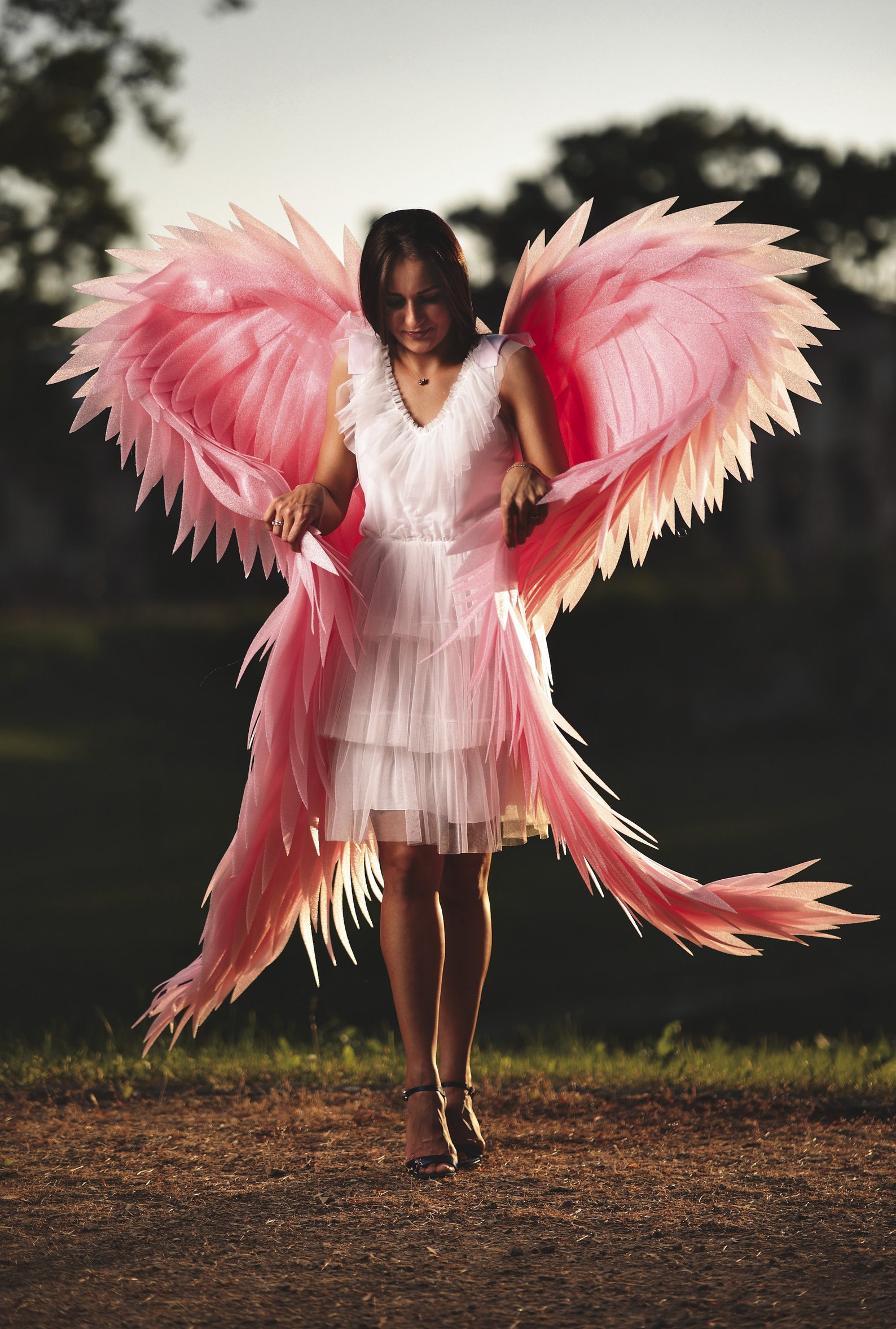Pink Angel Wings Costume Photoshoots Prop Cosplay Costume - Etsy Canada