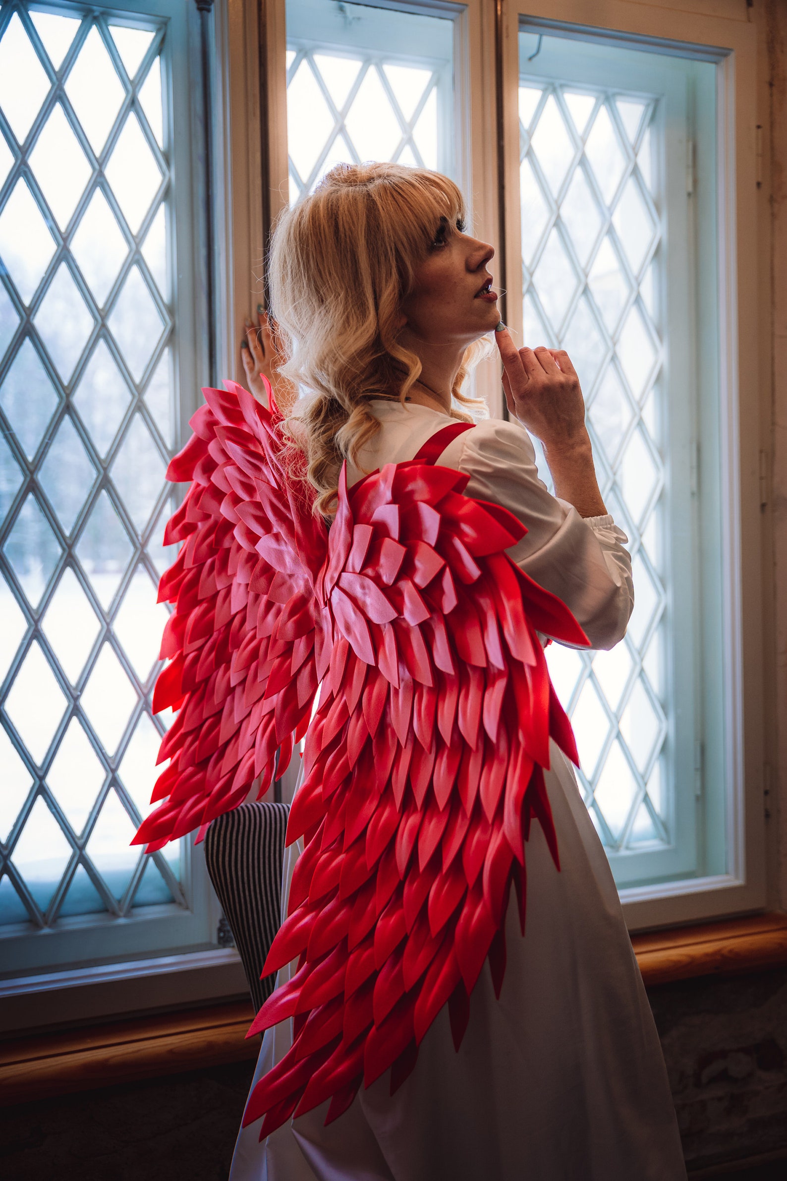 Red Angel Wings Costume Cosplay Small Size - Etsy