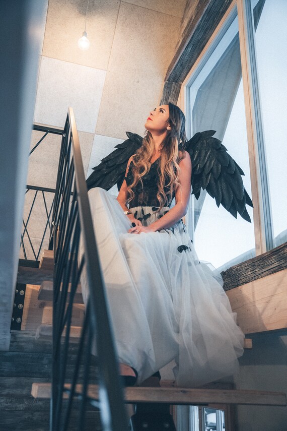 Black Angel Wings Costume Ideas