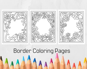 Border Designs Coloring Pages