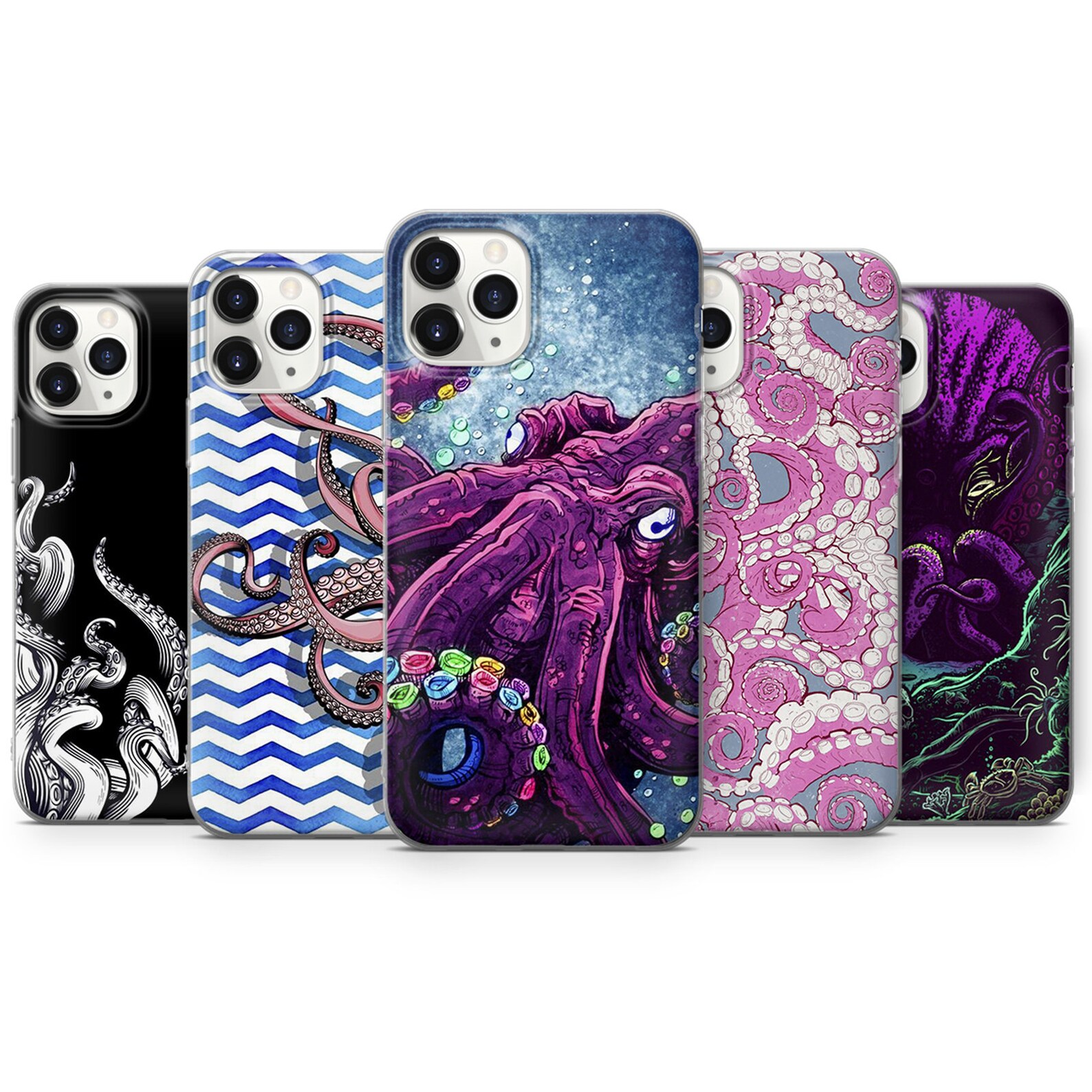 Octopus Tentacles Phone Case / Sea Creauture Cover for iPhone | Etsy
