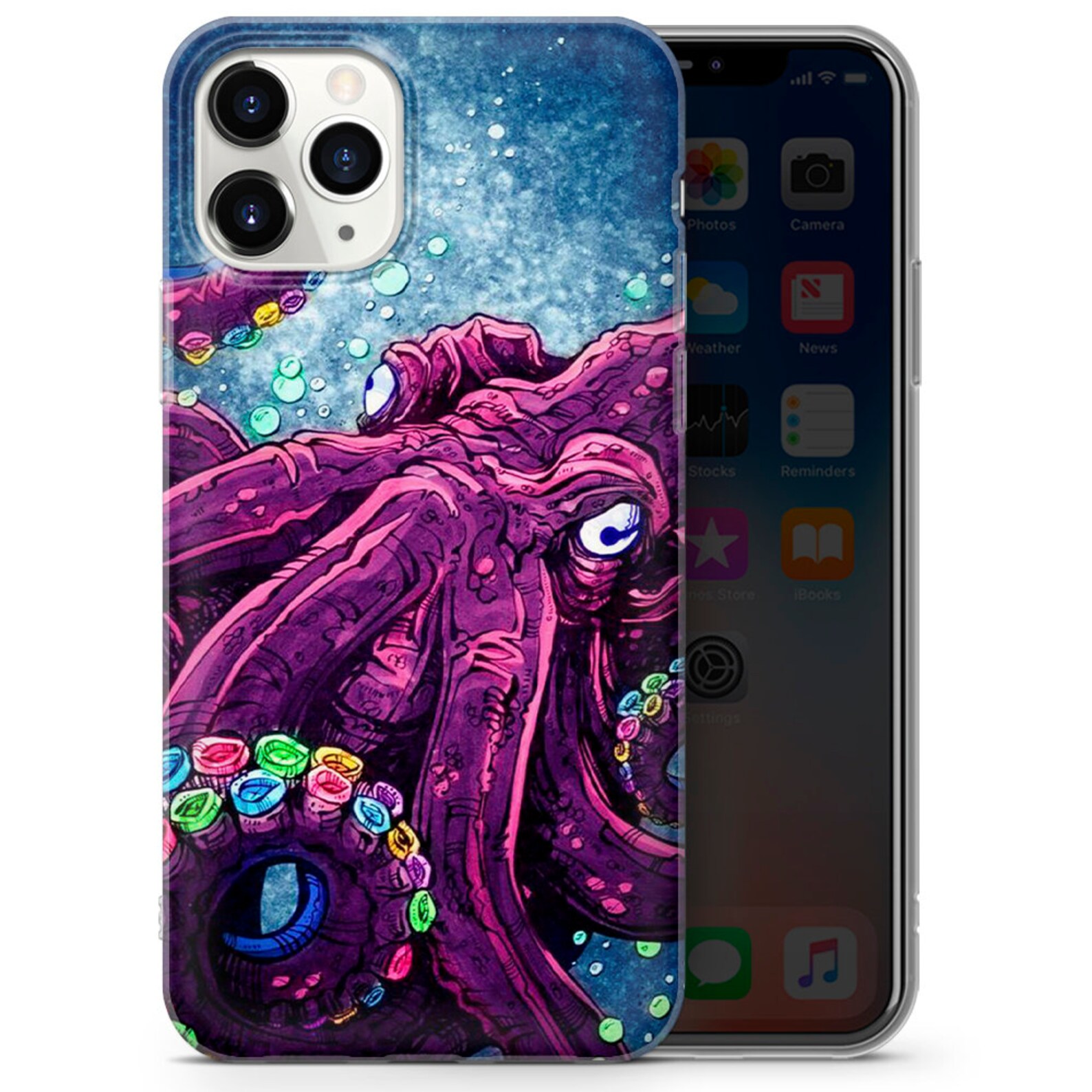 Octopus Tentacles Phone Case / Sea Creauture Cover for iPhone | Etsy