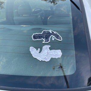2pcs Stickers, Satosugu Stickers, Betta Fish Stickers, Jujutsu Stickers ...