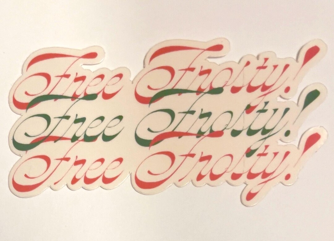 Free Frosty! Sticker, Christmas Stickers, Holiday Stickers, Christmas ...