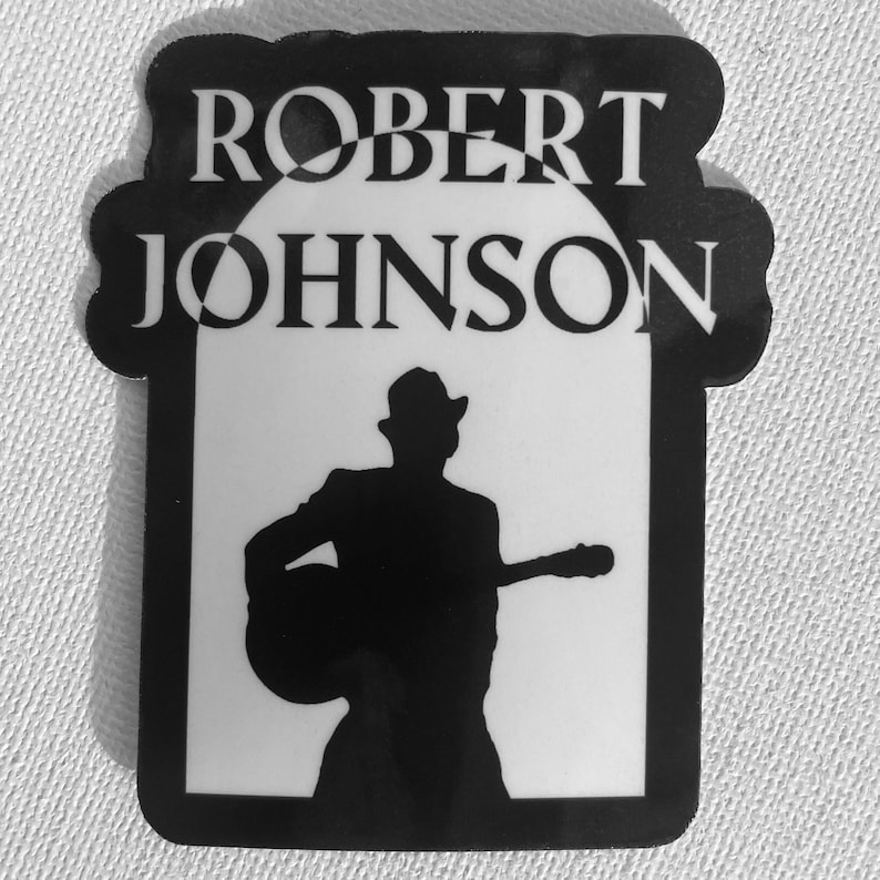 Robert Johnson Inspired Sticker, Rock, Musician Stickers, Gifts for ...