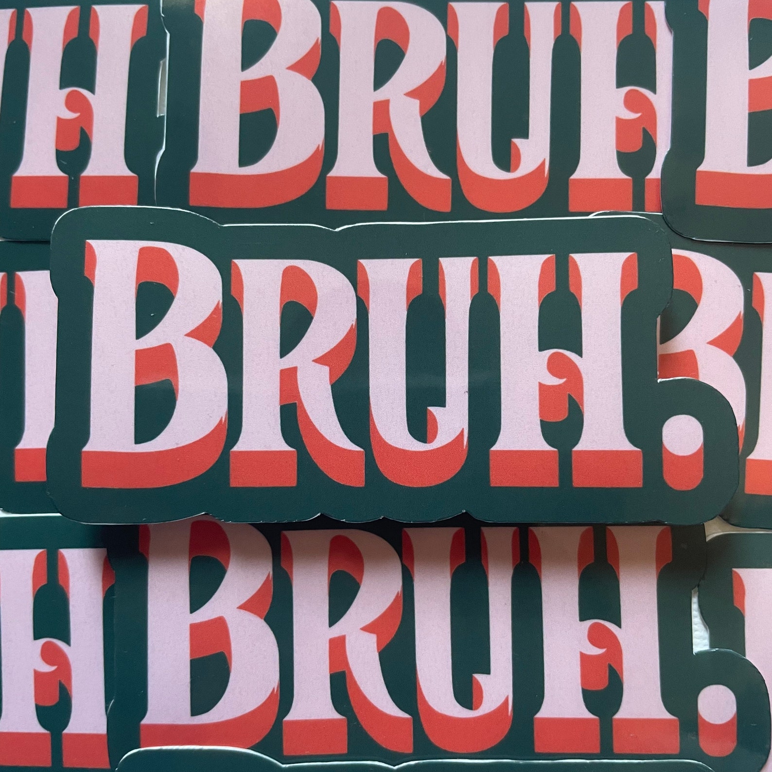 Bruh Sticker, Funny Stickers, Word Stickers, Quote Stickers, Laptop ...