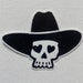 Cowboy Skeleton Sticker, Skull Sticker, Western, Gothic, Heart, Laptop ...