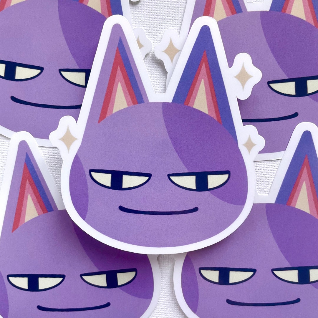 Cat Sticker, Bob Sticker, Animal Sticker, Crossing Sticker, Video Game ...