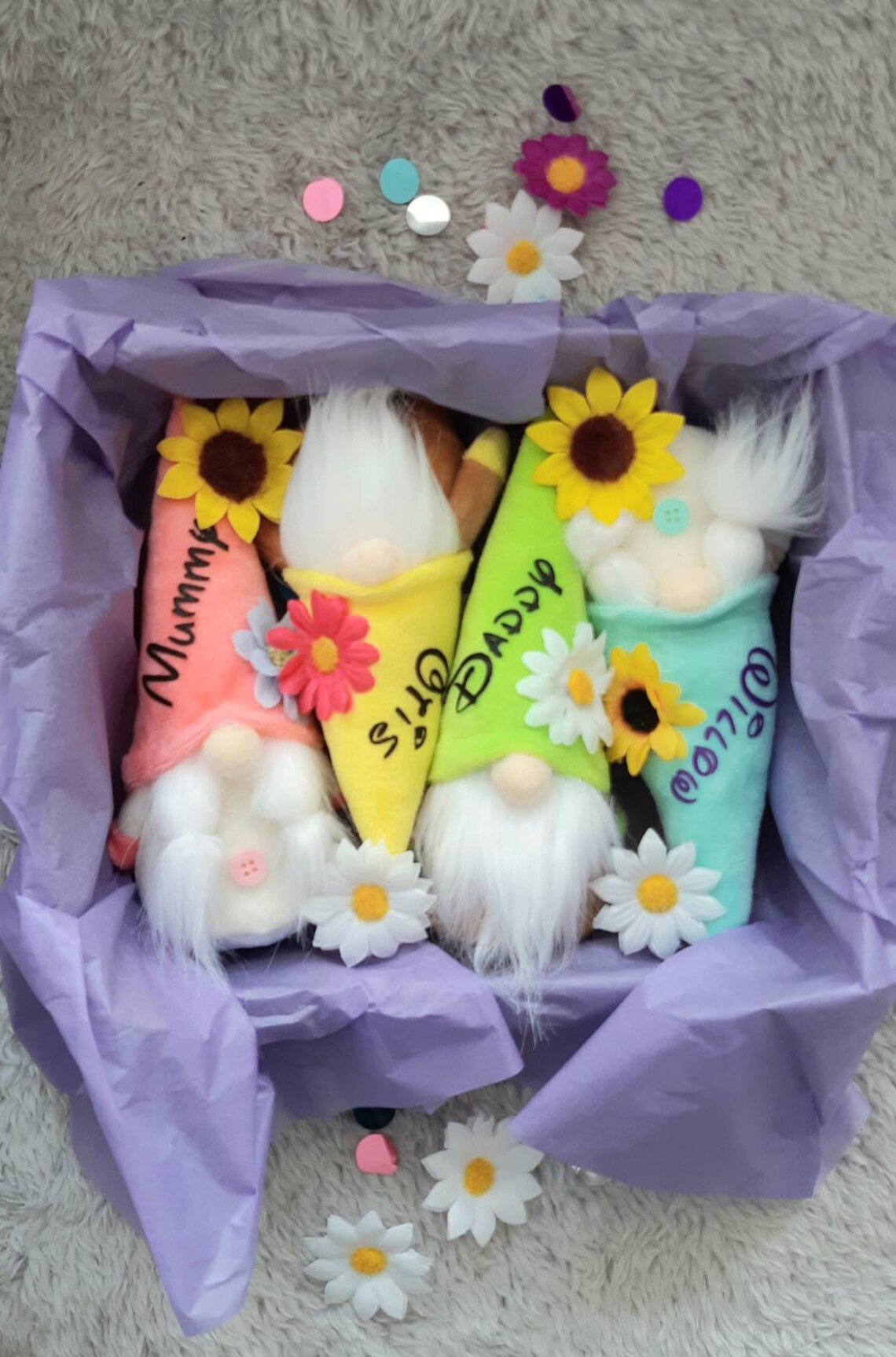 Super cute personalised summer gonks | Etsy