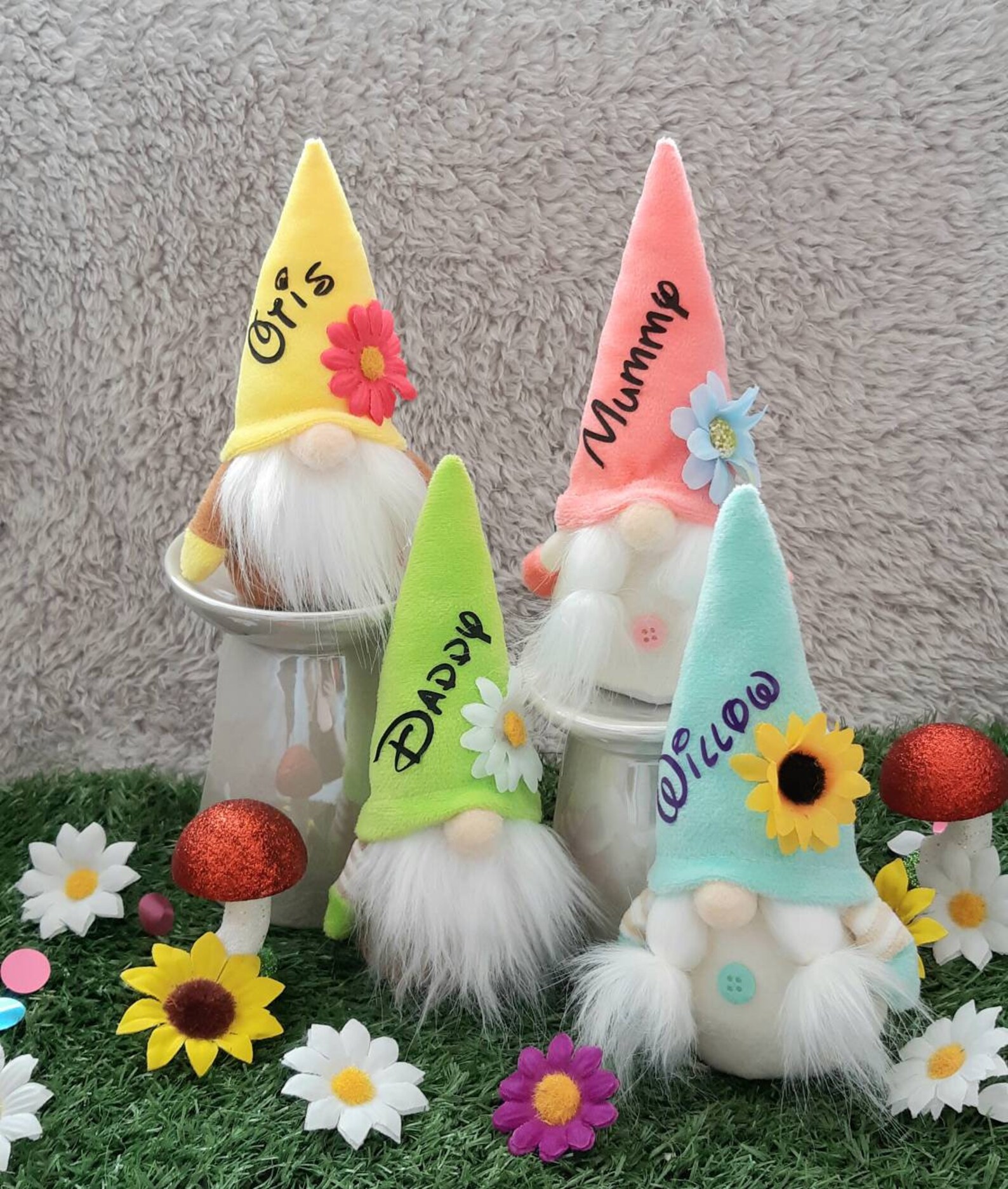 Super cute personalised summer gonks | Etsy