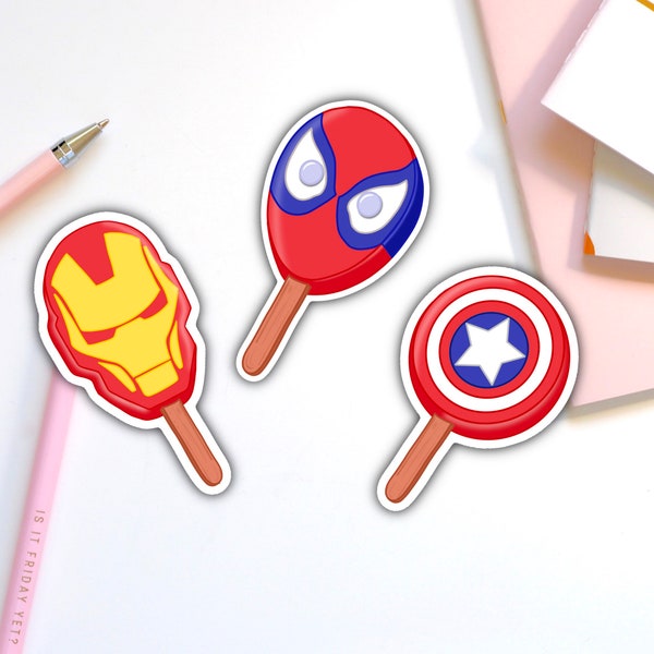 Spider Man Popsicle - Etsy