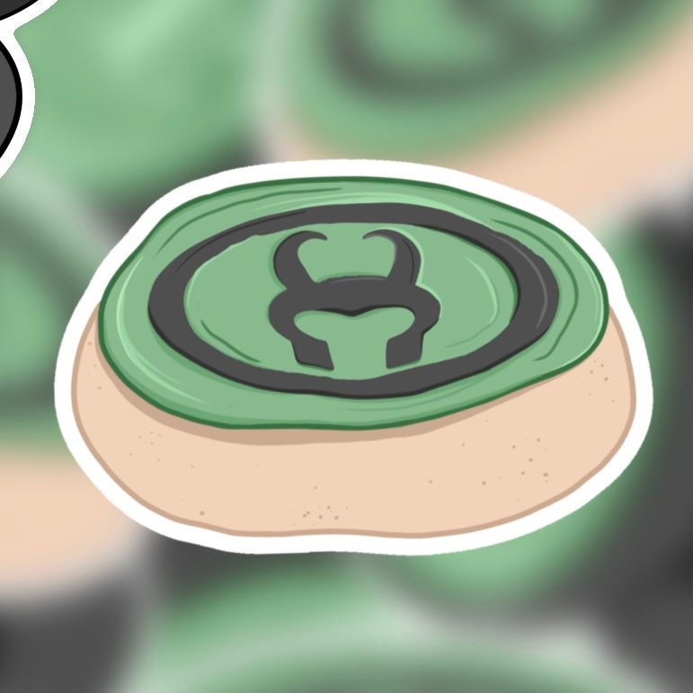 Loki Latte and Frosted Cookie Set - Etsy