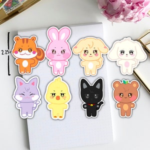 Aniteez Stickers (8 Piece Set) - Ateez (jjoongrami, Ddeongbyeoli ...