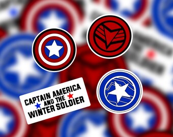 Bucky Barnes Winter Soldier & Wakanda Arm Sticker Set 2 Pack | Etsy