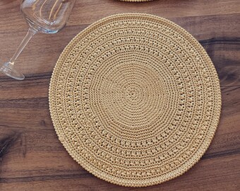 Crochet Plate Mat - Etsy